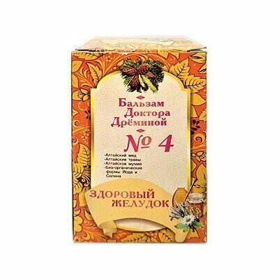 Бальзам Доктора Дреминой №4 Здоровый желудок, 150 Мл Кедровый мир