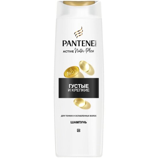 Шампунь Pantene Pro-V Густые и крепкие, для тонких и ослабленных волос, 325 мл