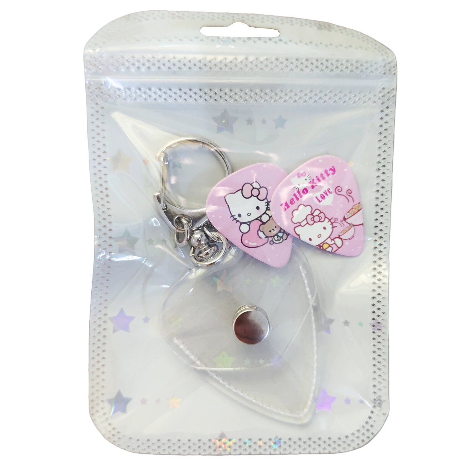 Прозрачная сумка для медиаторов, сумка для хранения медиаторов, брелок для ключей, зажим для периферийных устройств