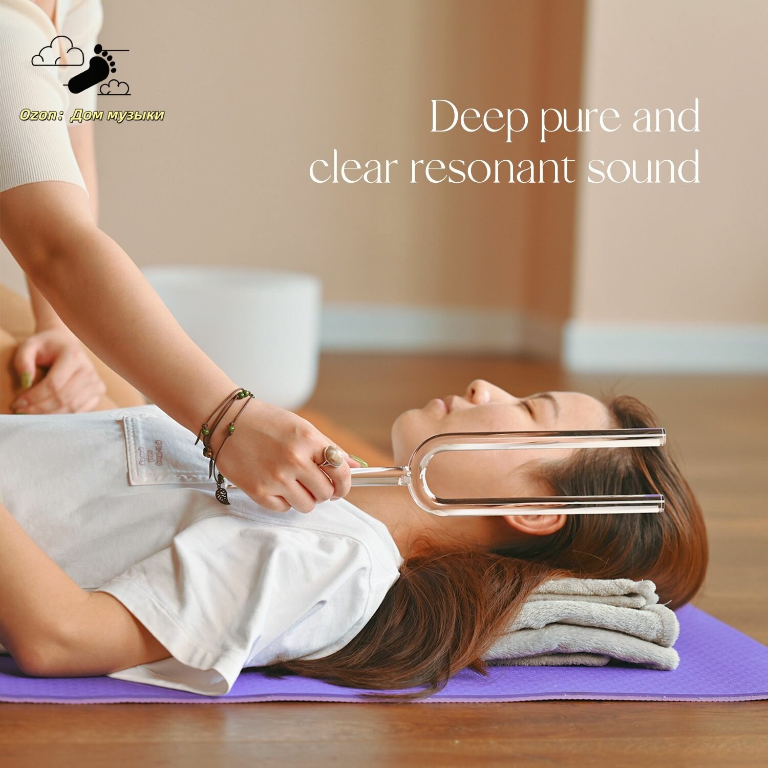 Камертон, лечебный 432-частотный кристаллический камертон-16 мм (с коробкой в группе из 8 элементов)