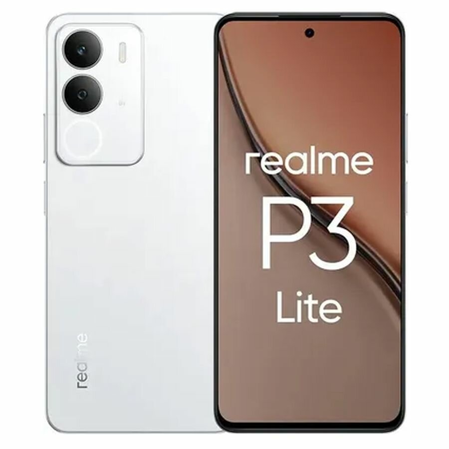 6,8" Смартфон REALME P3 Lite 8/256 ГБ (RMX5300) 2024, белый
