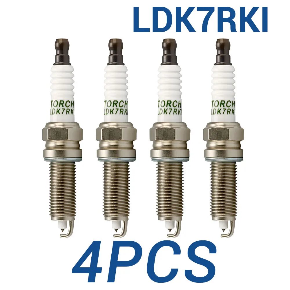 2-8PCS Автомобильные иридиевые свечи зажигания факела LDK7RKI/OE209 Замена для свечей LZKR8B-DE CHERY E4G16-3707010AB SQRE4G16 1.6T 4 pieces LDK7RKI