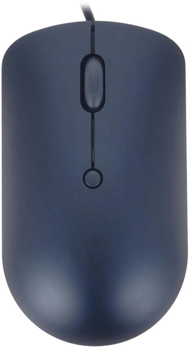 Мышь проводная Lenovo 540 синий, 2400 dpi, USB-C, кнопки - 4