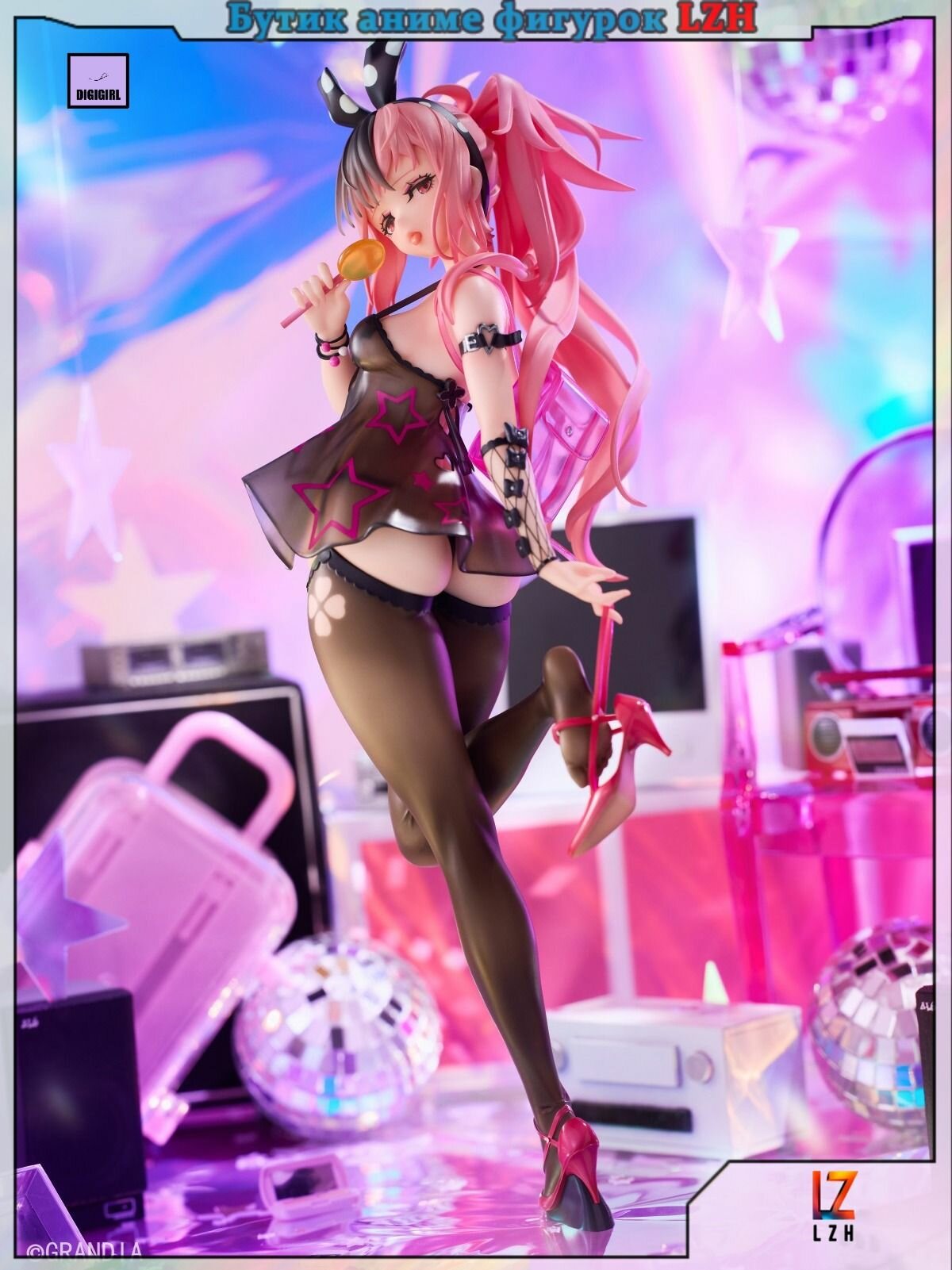 Аниме фигурка DIGIGIRL Высокие каблуки и леденец 27 см (LZH)