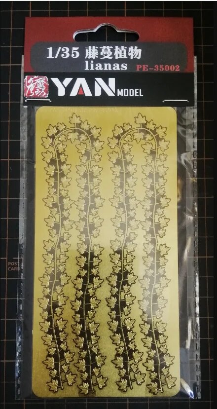 Металлические детали для моделирования YANmodel 1/35 PE35002 Gold Lianas-L