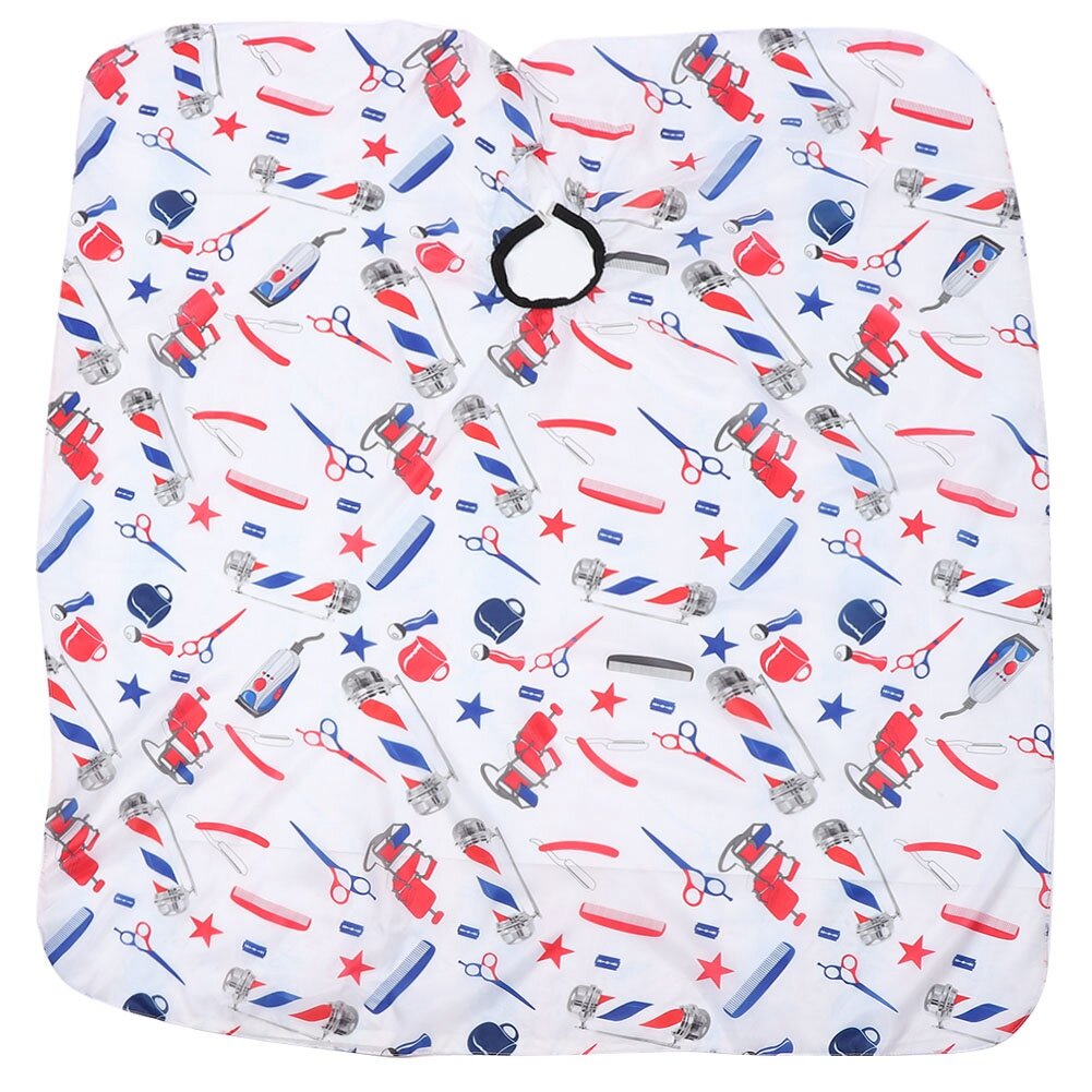 Модный парикмахерский фартук для стрижки волос, косметический инструмент, 160x140 см (белый)