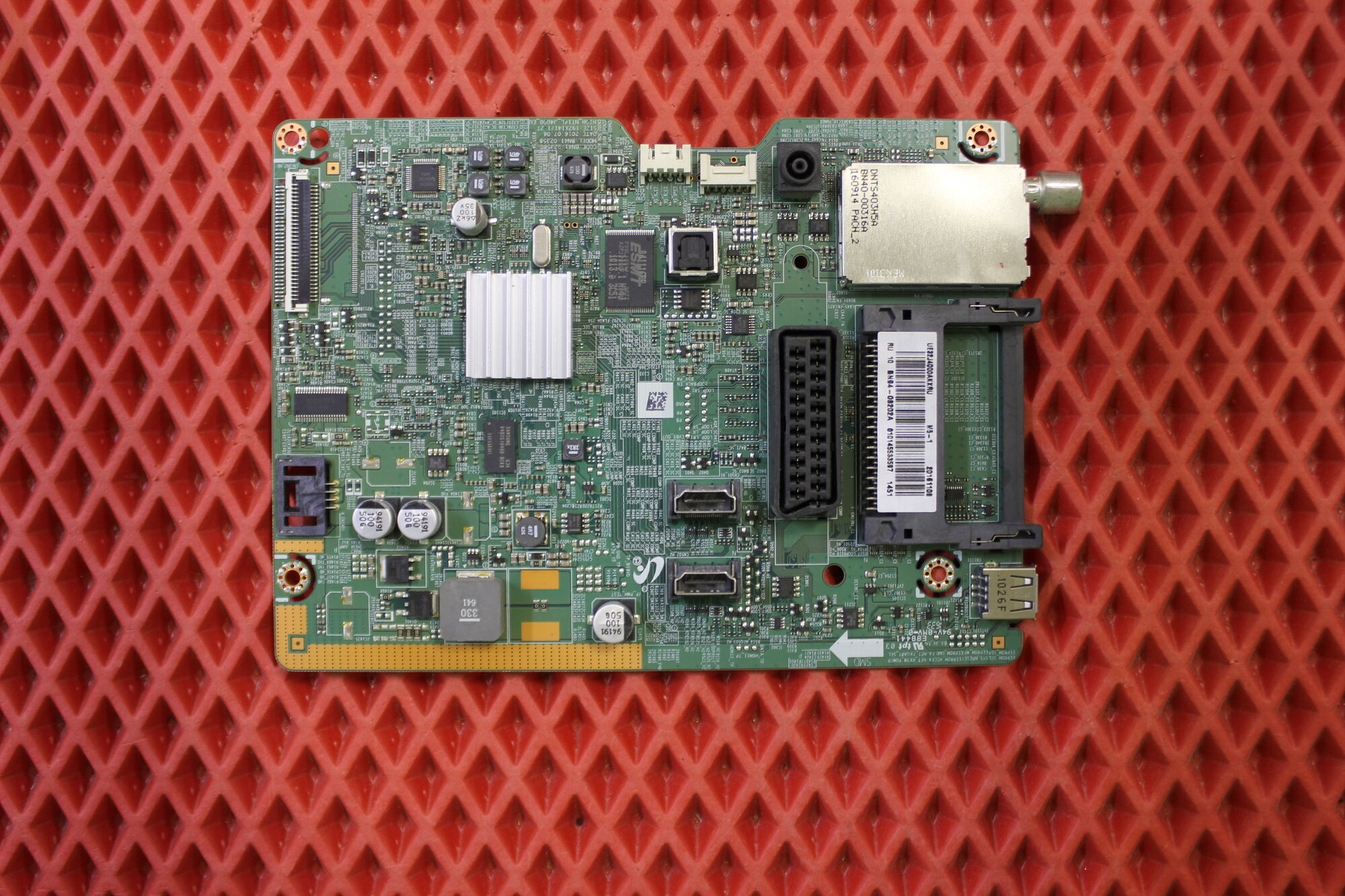 Основная плата (MAIN) BN41-02358C для телевизора SAMSUNG UE32J4000AK-UUQ61 в надёжной упаковке