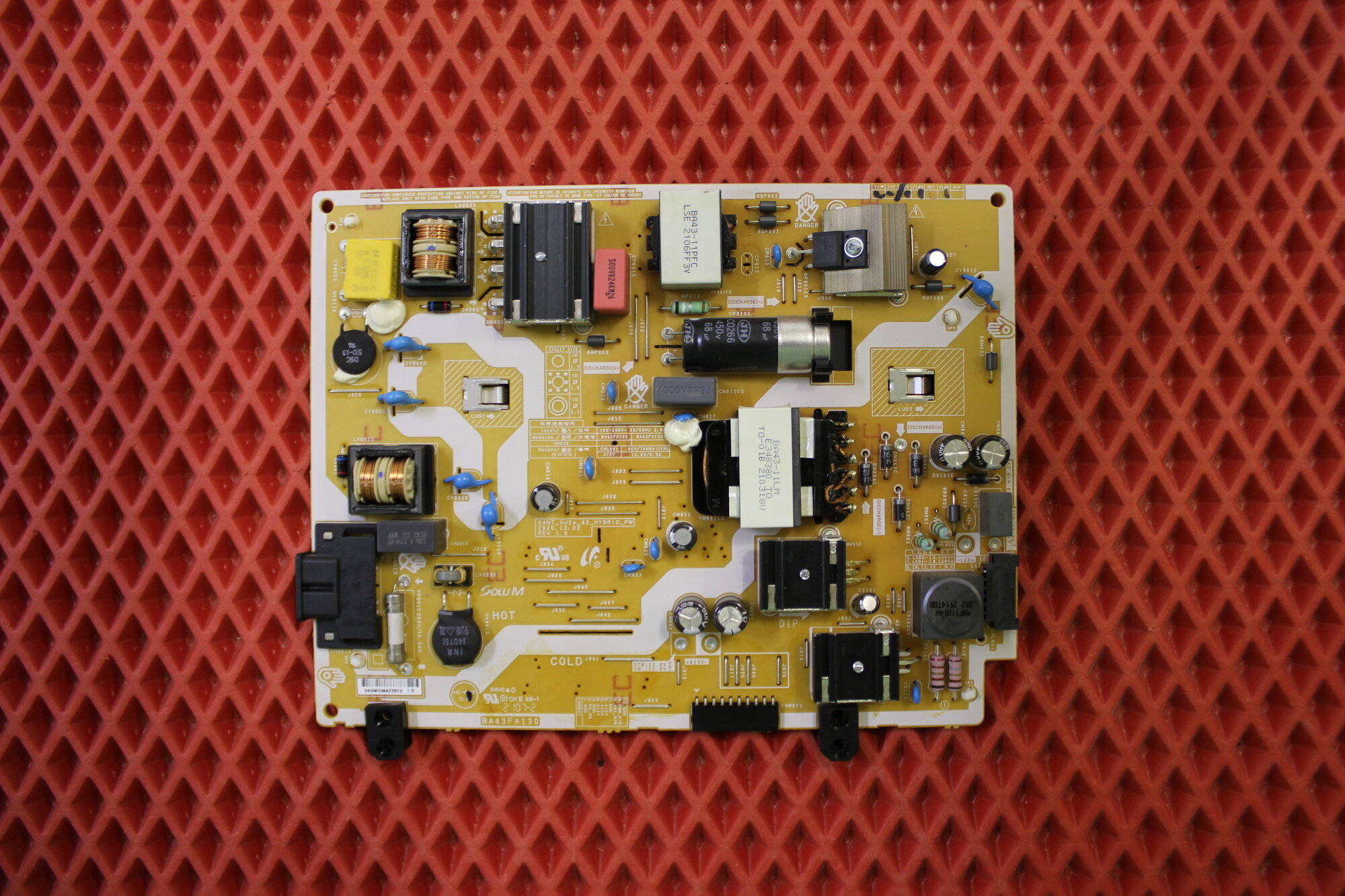 Блок питания (PSU) KANT_SU2E_43HYBRID_PW для телевизора SAMSUNG UE43AU7540U в надёжной упаковке