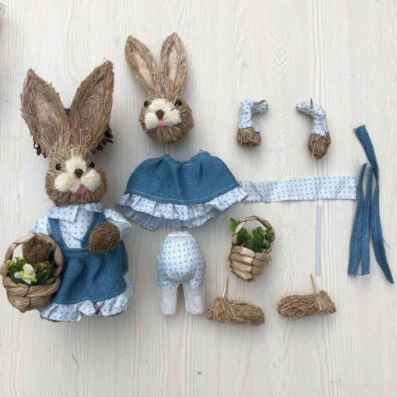 Сделай САМ соломенного Кролика в стиле H