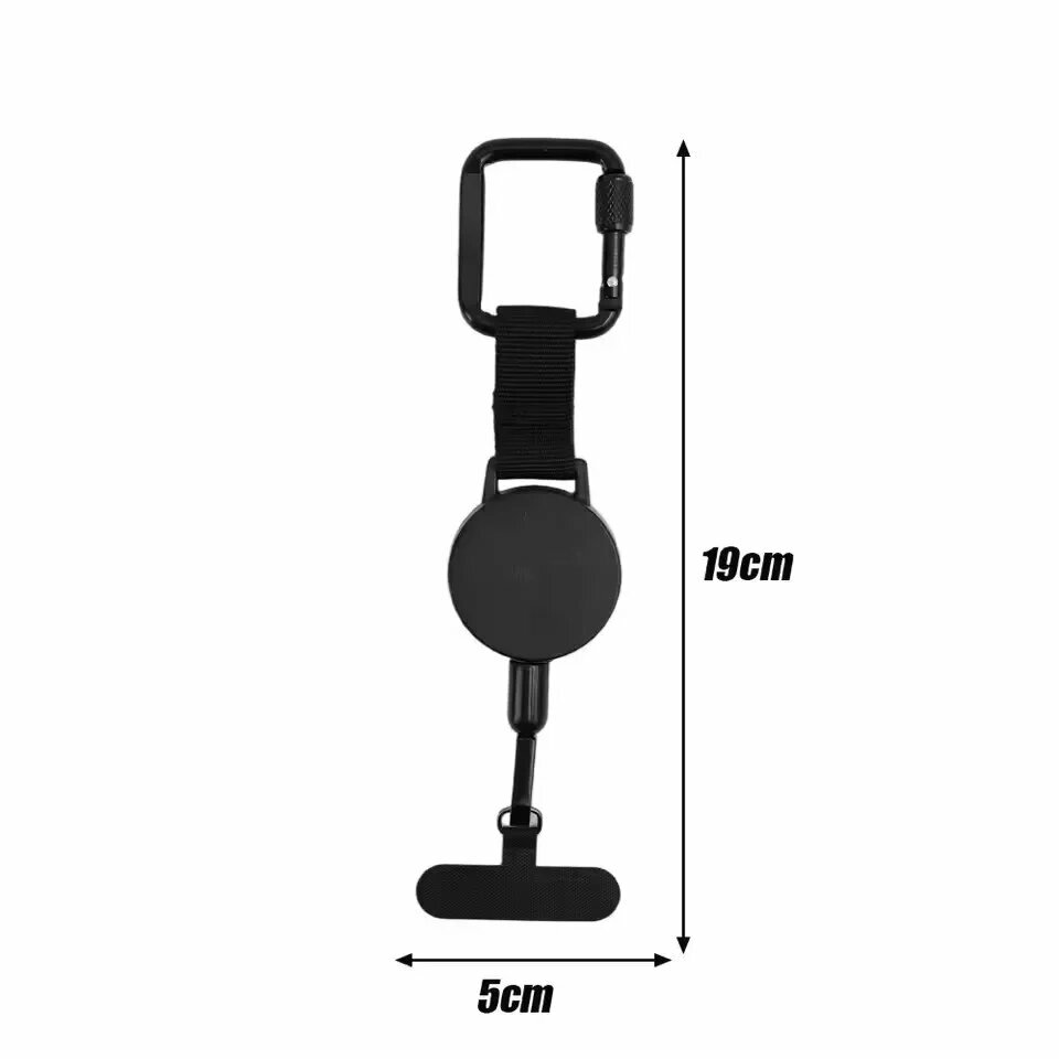 Выдвижной Противоугонный Держатель Для Телефона, Ремешок-шнурок Для Мобильного Телефона, 1Set