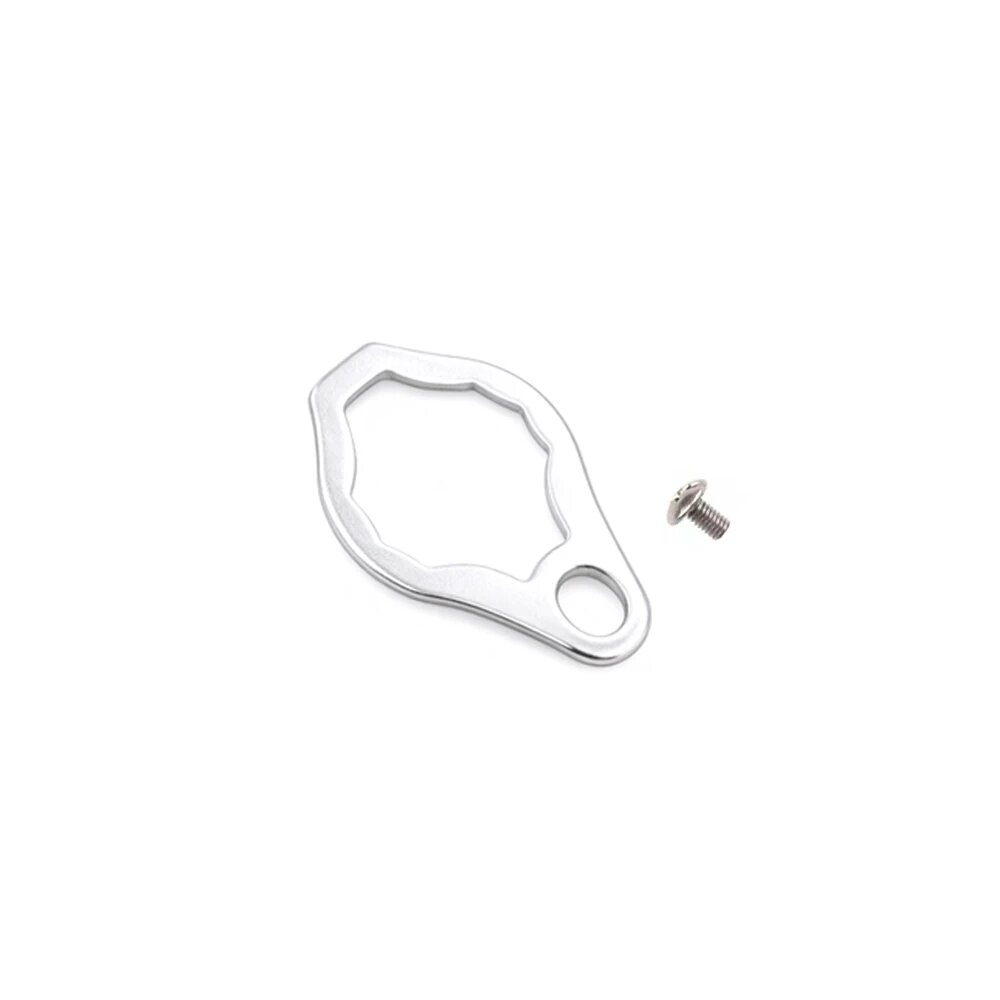 Ручка для катушки HUWIRO, silver, белый