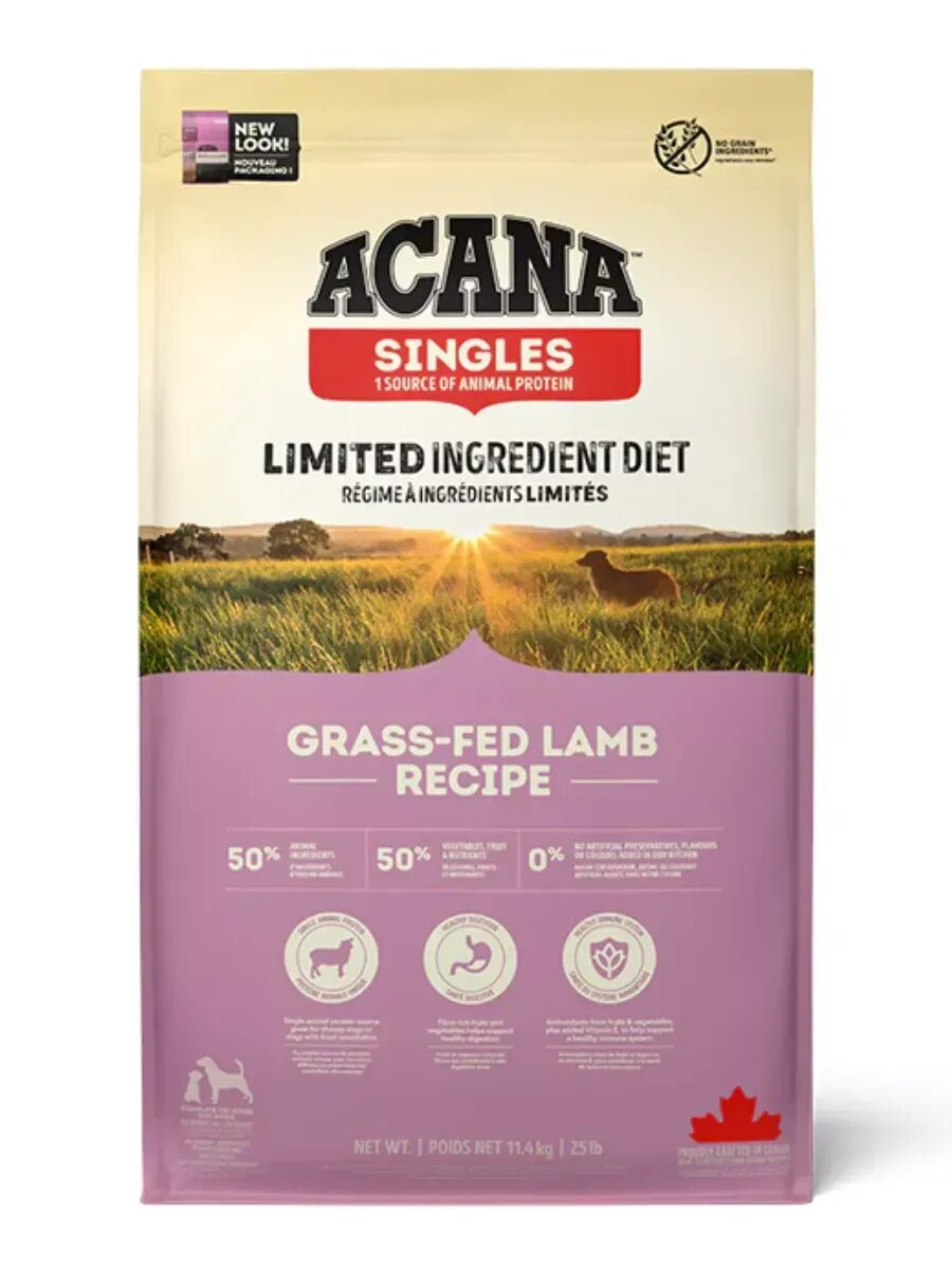 Grass-Fed Lamb сухой корм для собак с ягненком 11.4 кг