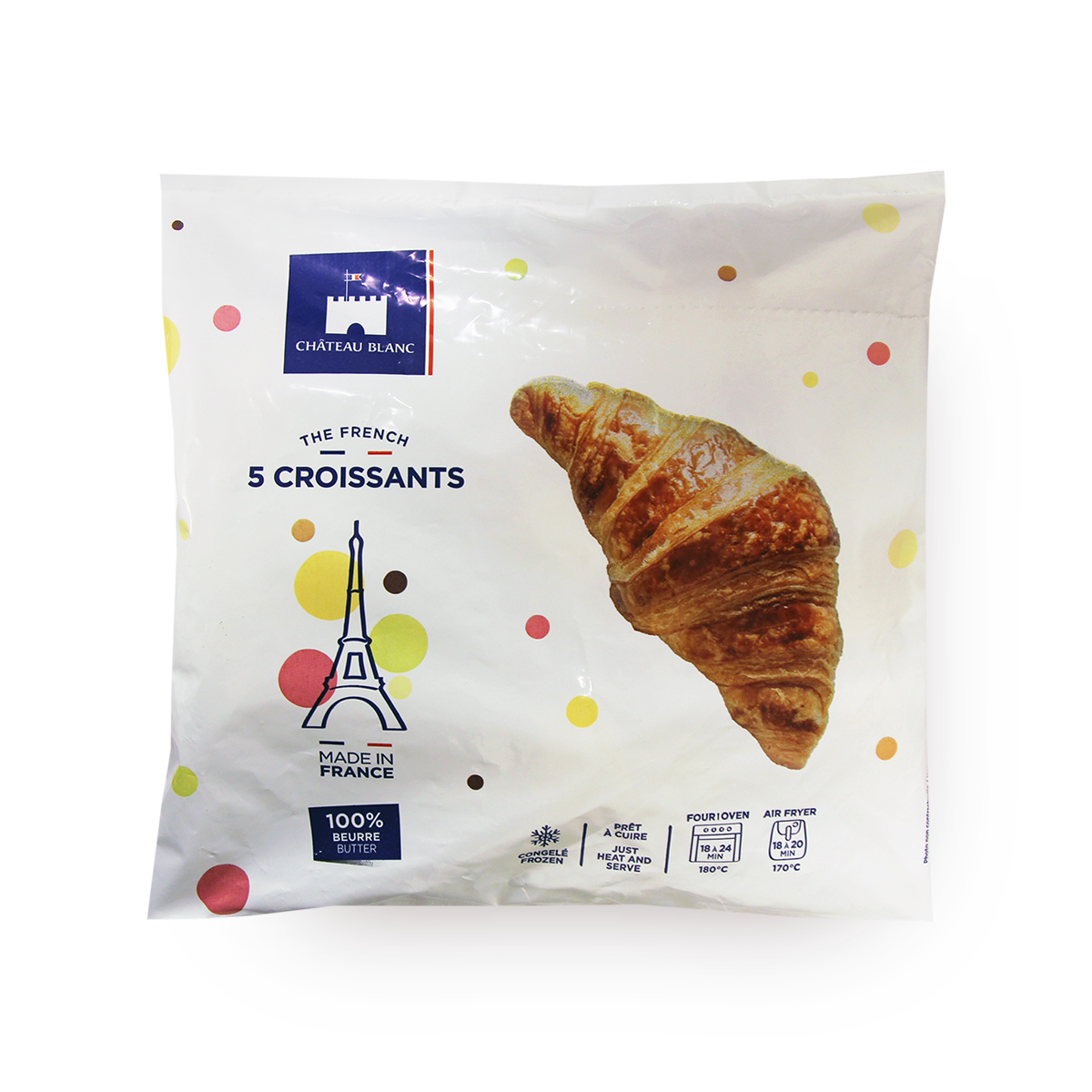 Круассаны Chateau Blanc, замороженные, для выпекания, 325 грамм