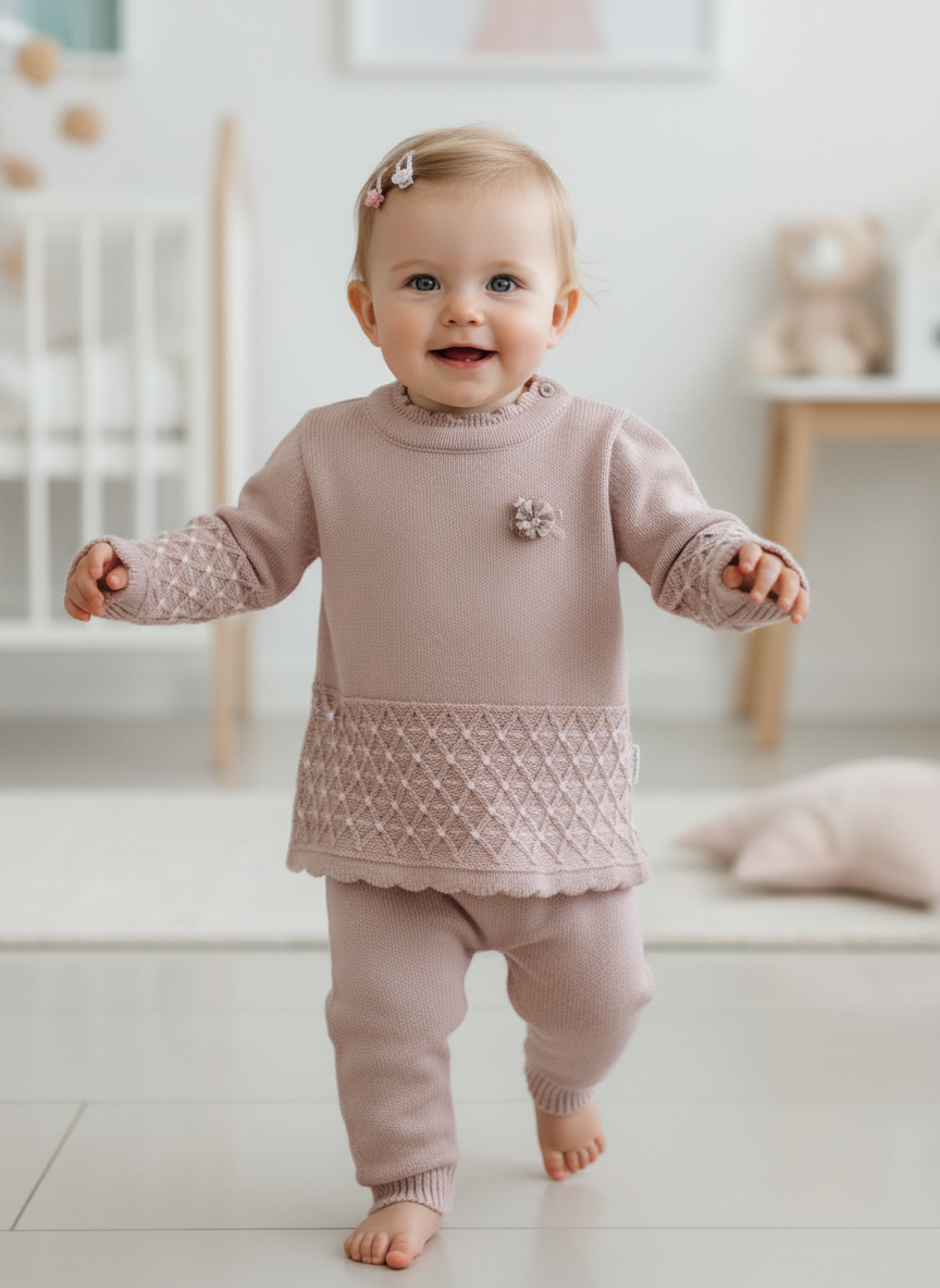 Комплект одежды вязка