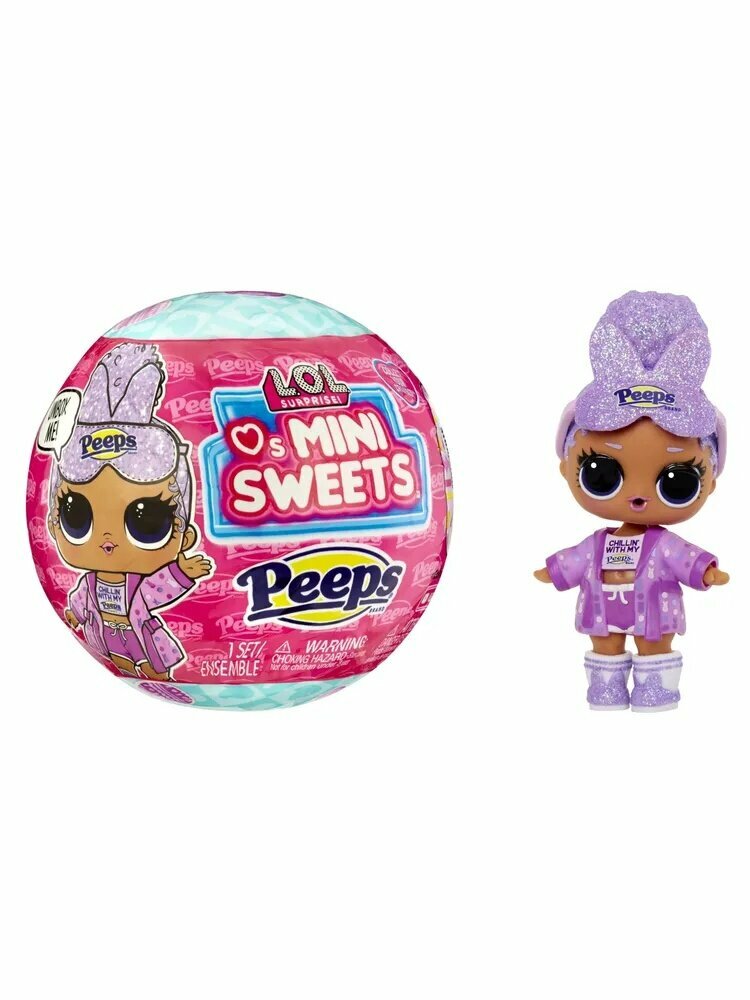 Peeps Cozy Bunny ограниченное издание маленькой куклы. Отличный игрушковый подарок для девочек от 4 лет и старше