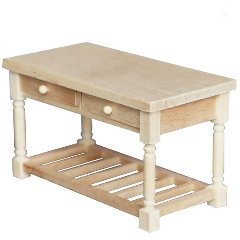 Миниатюрная деревянная модель стола в масштабе 1/12 для украшения кукольных домиков, реалистичная мебель, аксессуар для рукоделия.