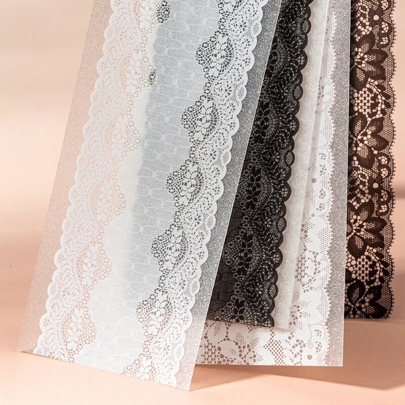 Набор кружевных наклеек Knitting Lace, Цвет: A — фото 1