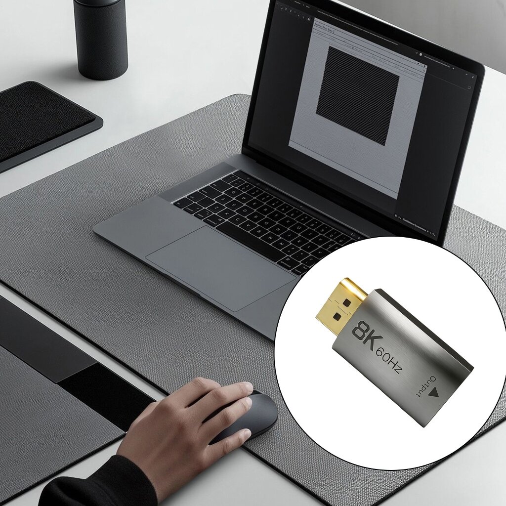 Адаптер DisplayPort 1.4–HDMI 2.1 — фото 1