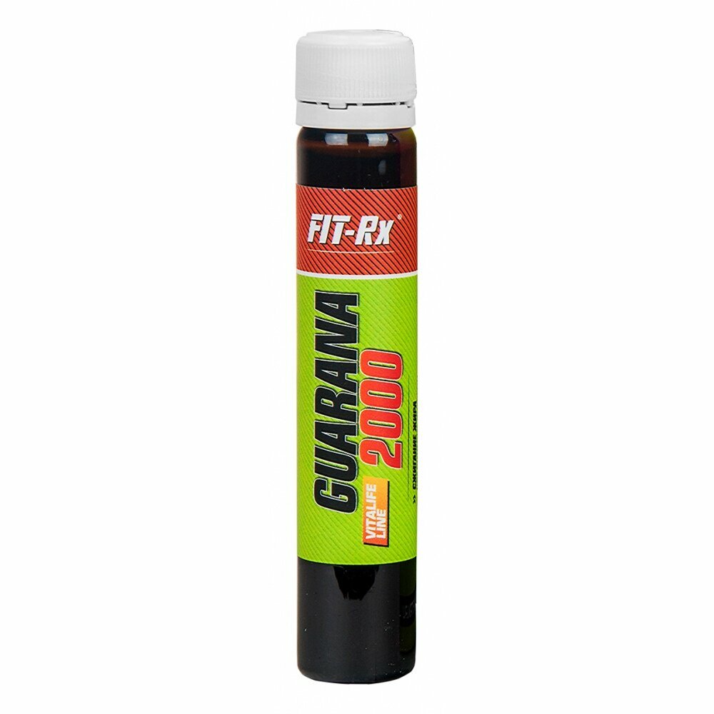 FIT-Rx Guarana 2000, 1 ампула * 25 мл, Вкус Orange / Апельсин