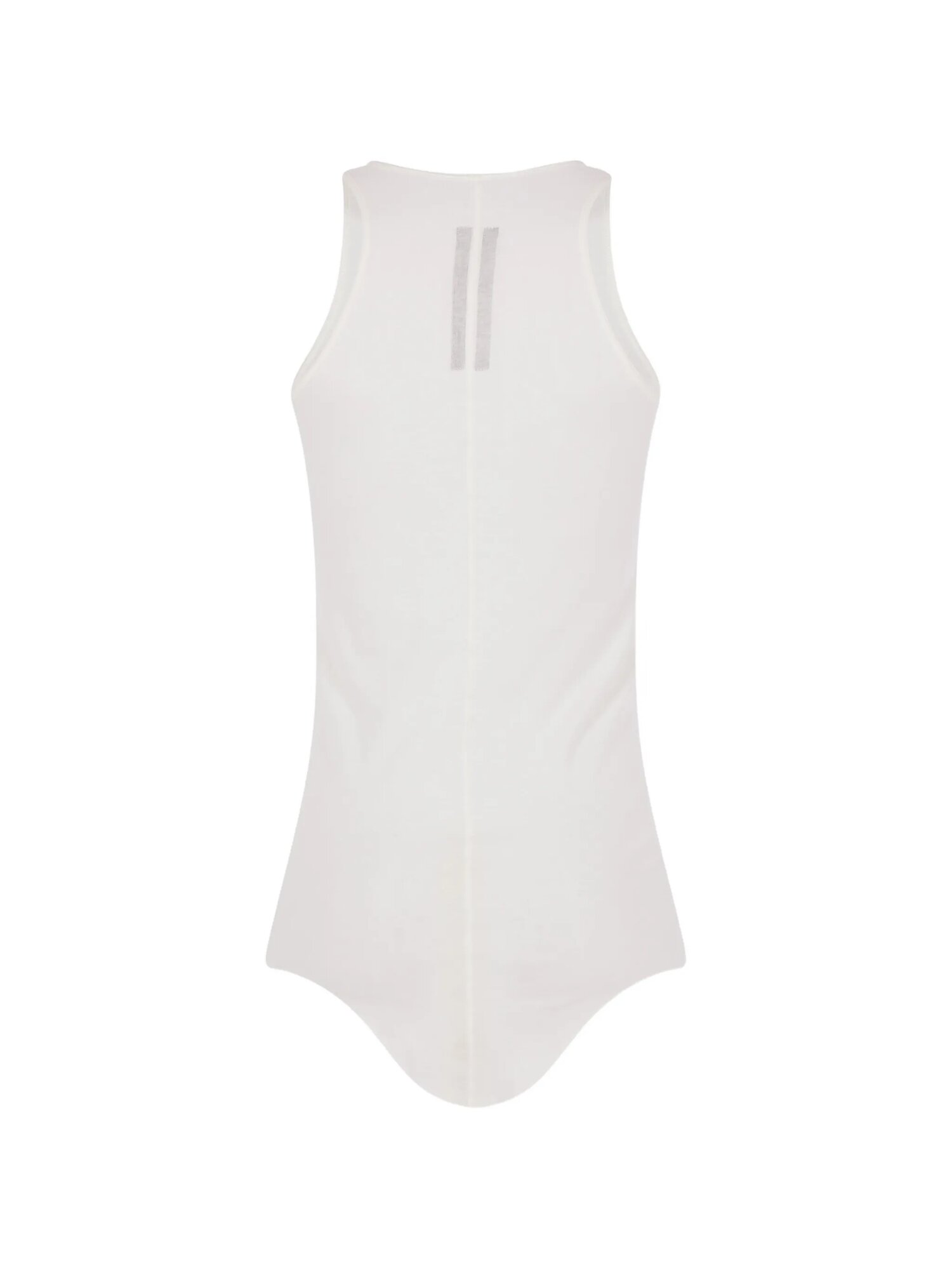 Топ Rick Owens Asymmetric tank top, размер 40, white — фото 1