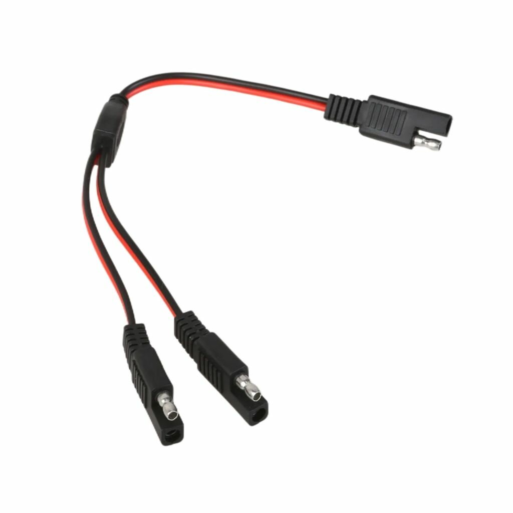 Разветвитель 18AWG SAE от 1 до 2 удлинительных кабелей для автомобильной техники