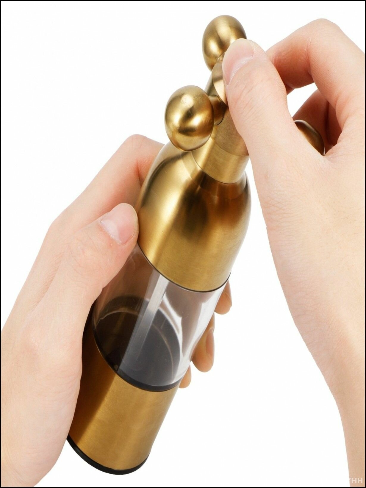 Премиум мельница для специй Touhorse из нержавеющей стали с керамическим ротором, регулируемый помол, универсальная для — фото 1