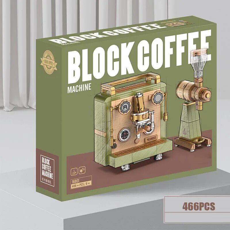 COOLPLAY Кофемашина конструктор 6+ Коричневый 466Pcs