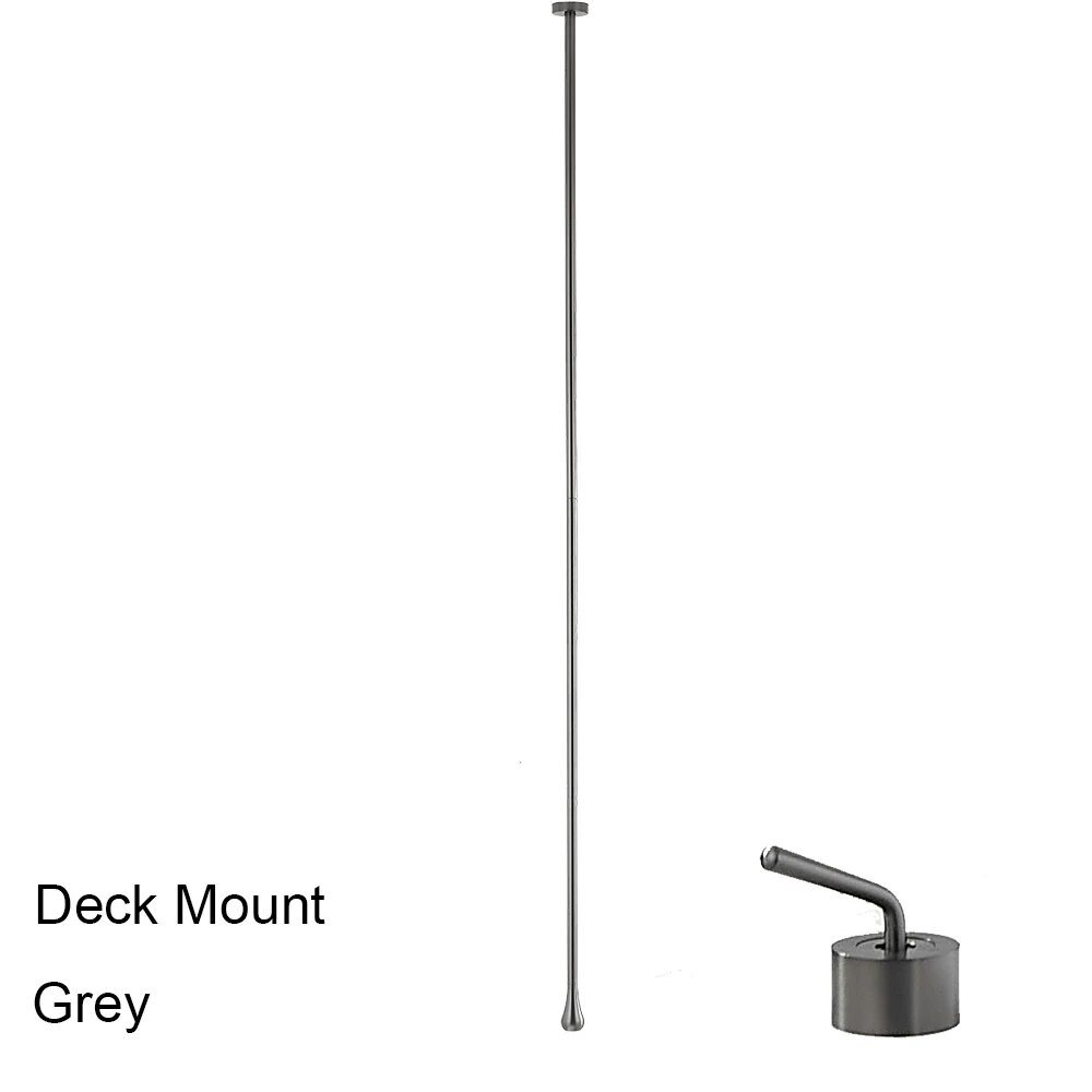 BECOLA Потолочный смеситель для раковины из латуни черный Deck Mount Grey
