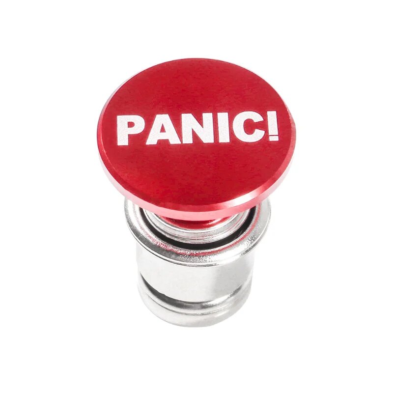 Кнопка PANIC Red, анодированный алюминий