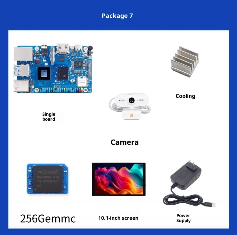Orange Pi 4 Pro, 8G single board, Package 7