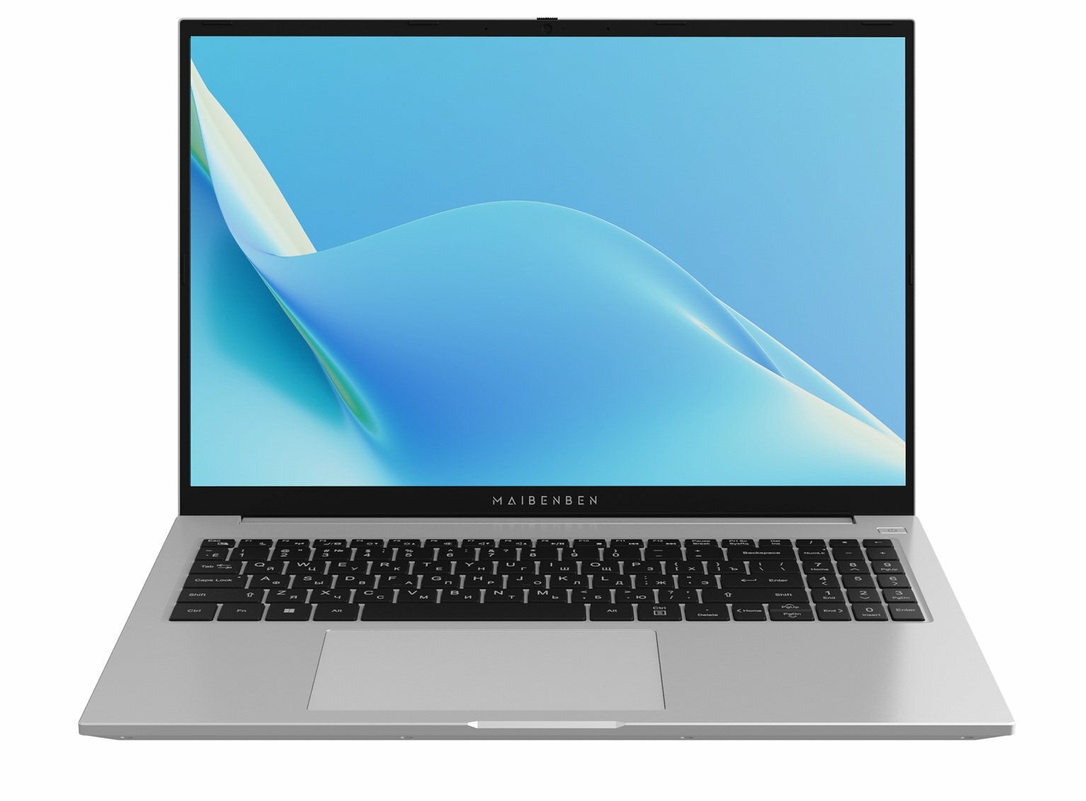 Ноутбук 16.0 Maibenben M16B-R343UMF1SLSRE1 M16B-R343UM WUXGA IPS Ryzen 3 4300U 2.7GHz 16Gb SSD 512Gb Linux Silver