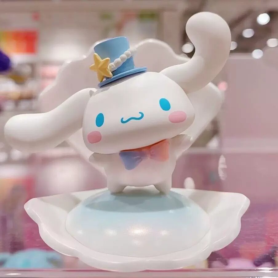 Коллекционная фигурка Kuromi Melody Blue Sea Holiday Blind Box: Синнаморолл, Мелоди, Пачако. Модная игрушка, подарок на