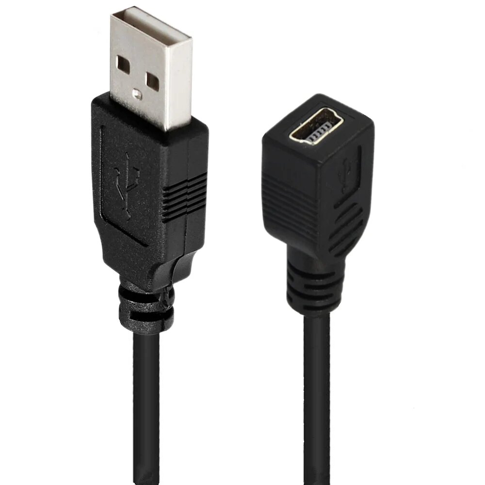 Адаптер USB 2.0 A на Micro USB B Mini 5Pin Female