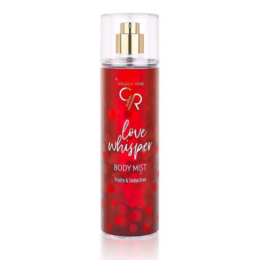 Мист спрей для тела Golden Rose LOVE WHISPER BODY MIST Fruity & Seductiivel 200 мл Фруктово-цветочный Веган