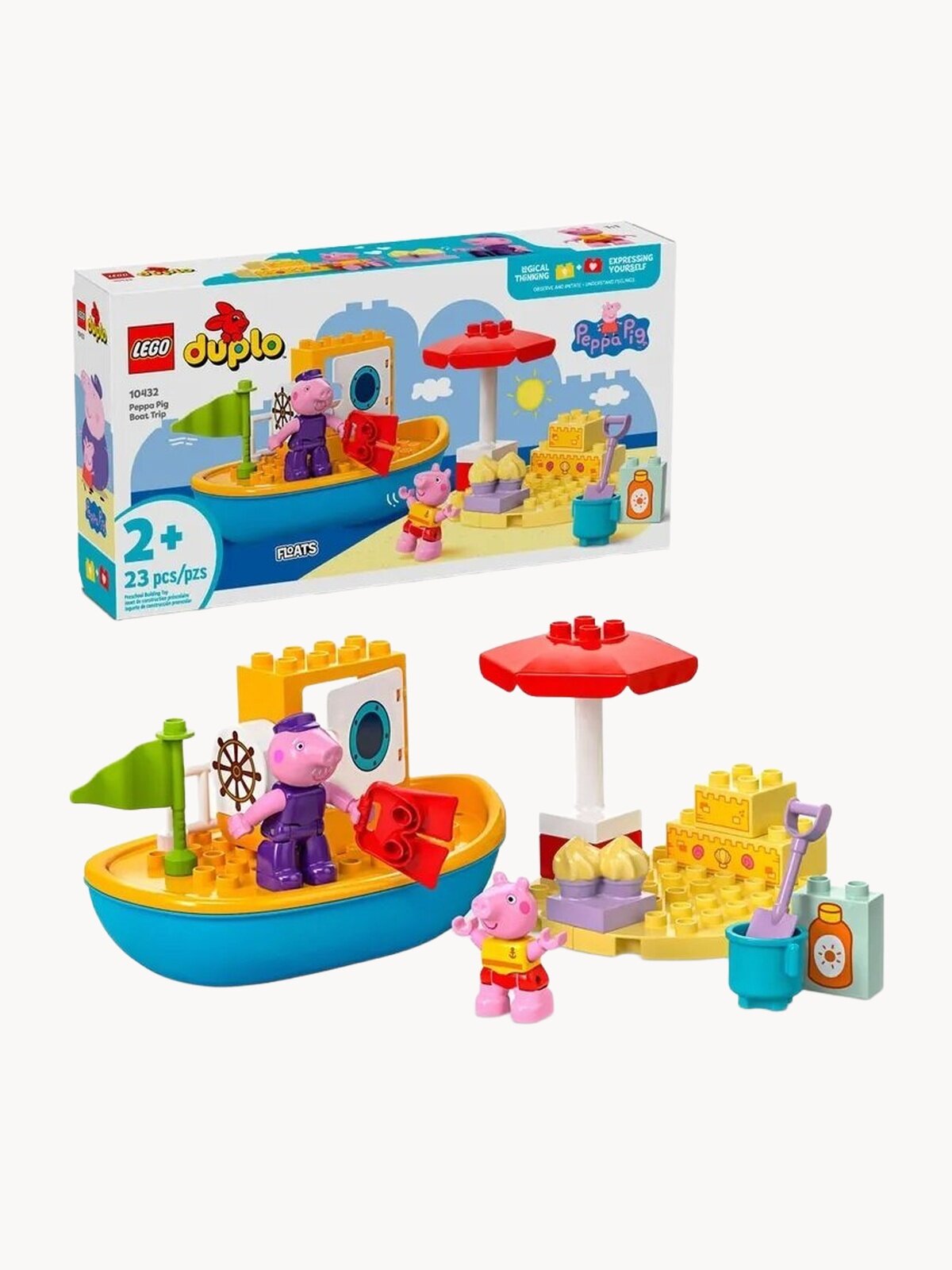 DUPLO LEGO 10432 Конструктор Прогулка на лодке со свинкой Пеппой