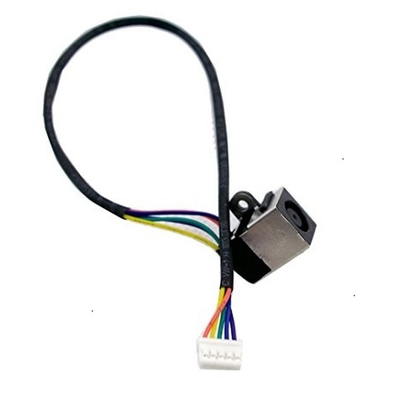 Разъем питания, зарядки для Dell Inspiron 15Z 15R 1570 17R N7010 (С кабелем 22 см) (Новый)