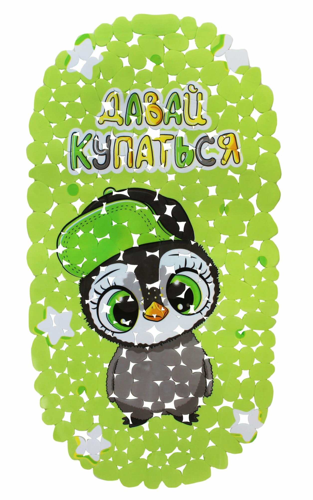 Коврик для ванны Вотоня Пингвинчик 36*69 см