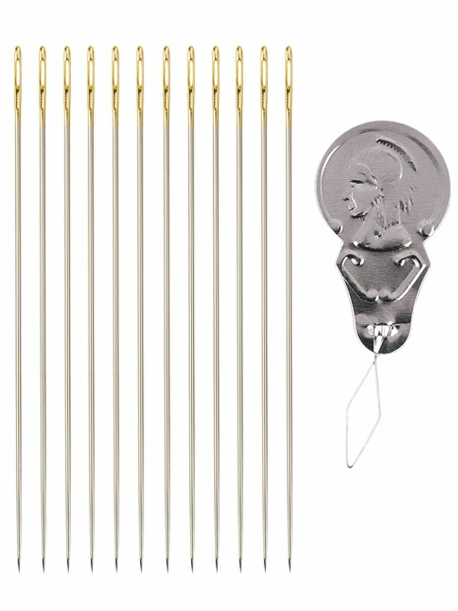 Иглы бисерные №50 (0.4 мм 24 шт)