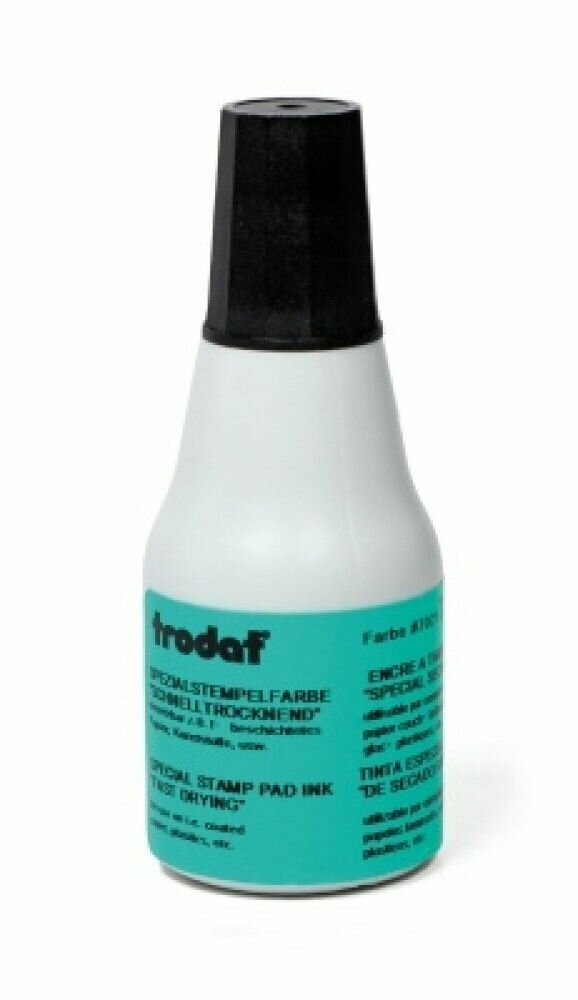 Краска штемпельная быстросохнущая Trodat 7021, черная, 25мл
