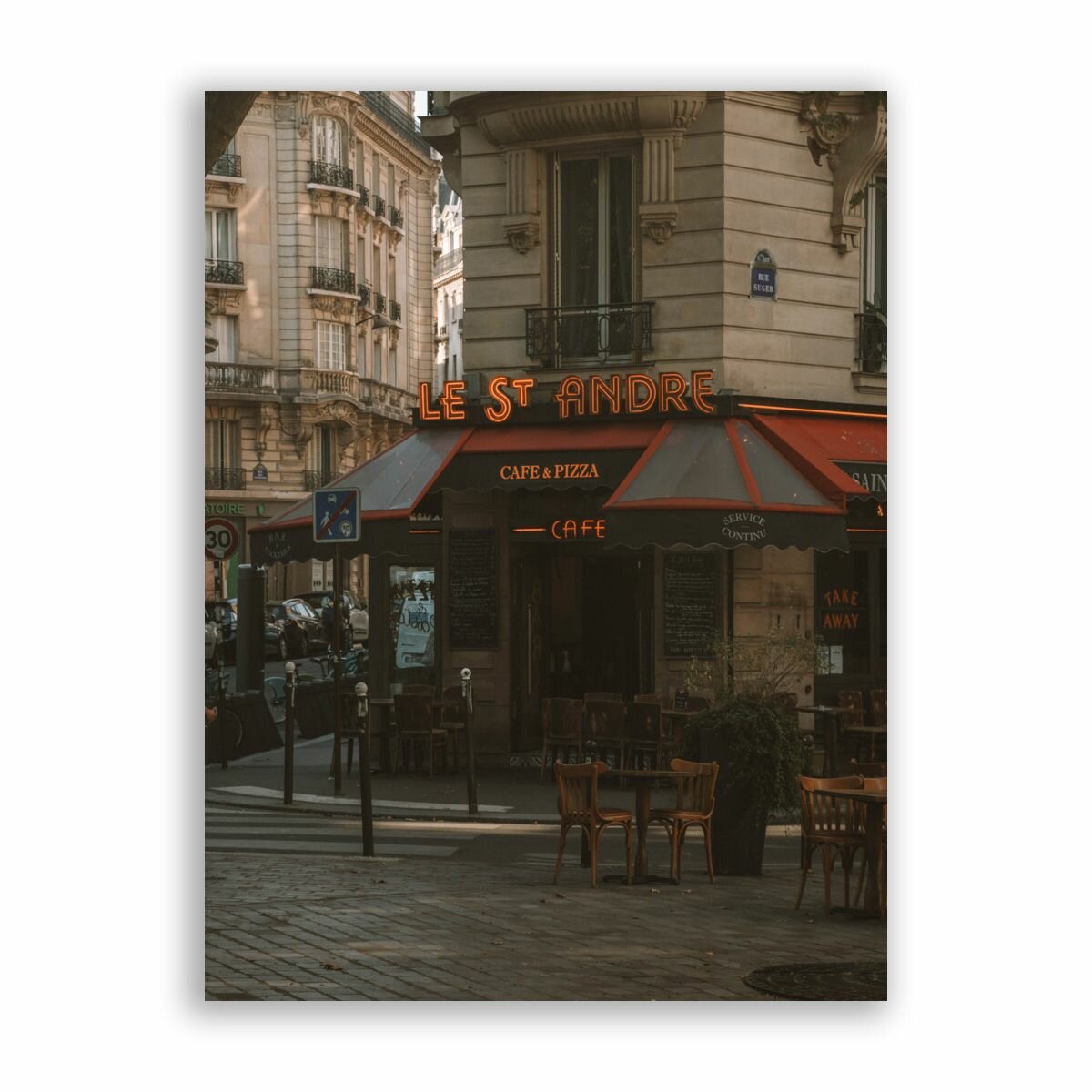 Постер, плакат на бумаге / Франция / Размер 40 x 53 см