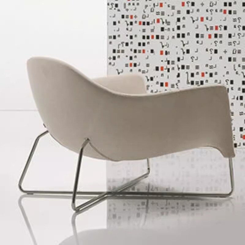 Кресло Бали Bali Lounge chair дизайн Carlo Colombo (2006) (молочно-белый)