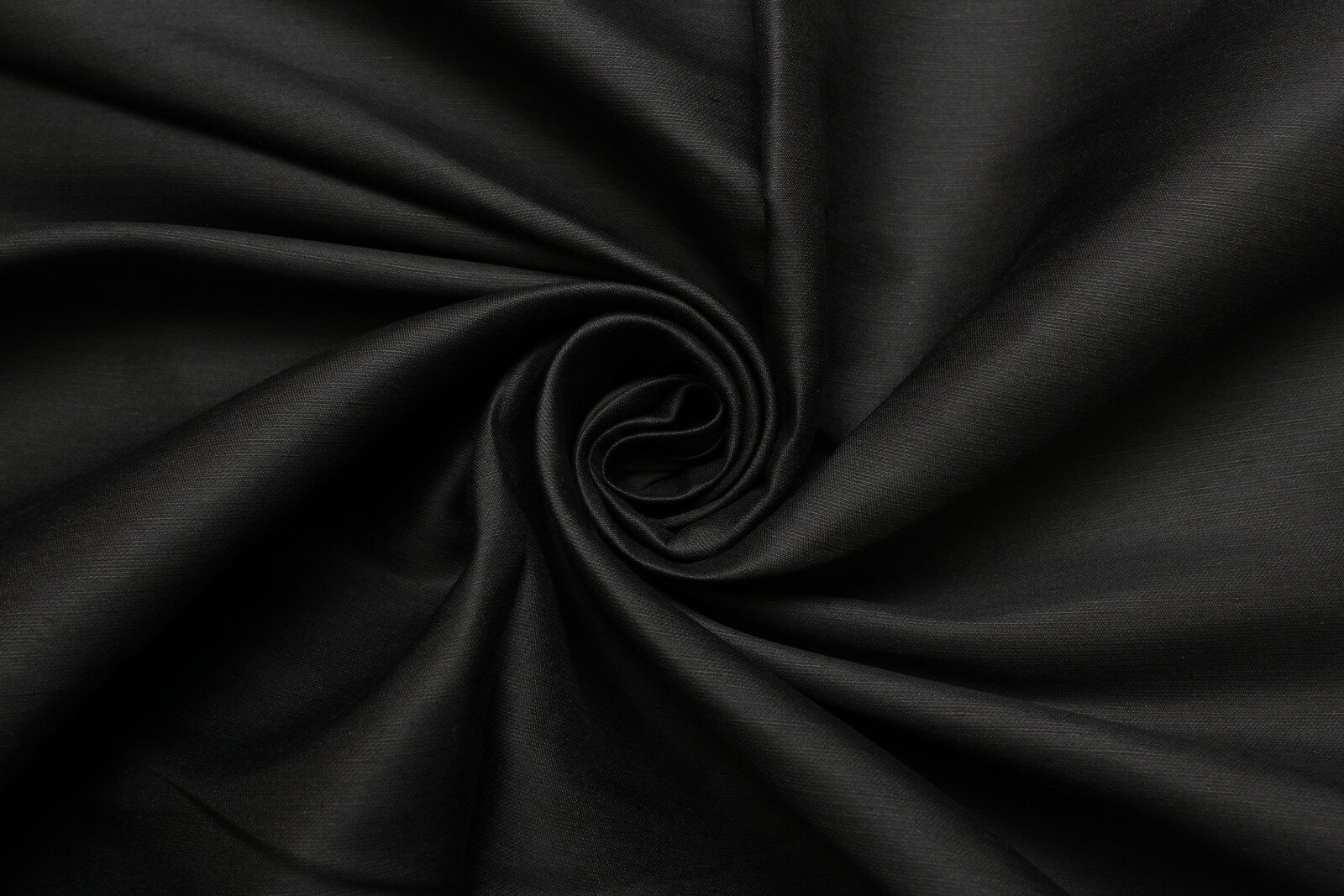 Ткань Шелк костюмный Chamtu чёрный, ш140см, 0,5 м