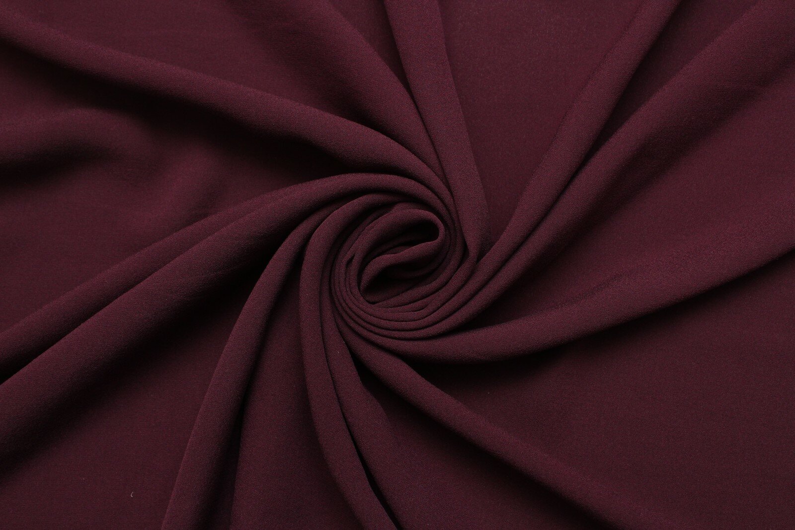 Ткань Шёлковый креп-жоржет баклажанового цвета, ш132см, 0,5 м