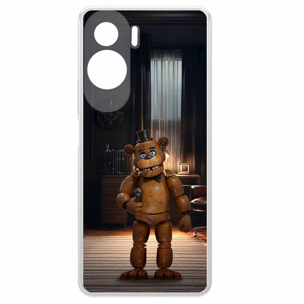 Чехол-накладка Krutoff Clear Case фнаф - Медведь Фредди для Honor X50i