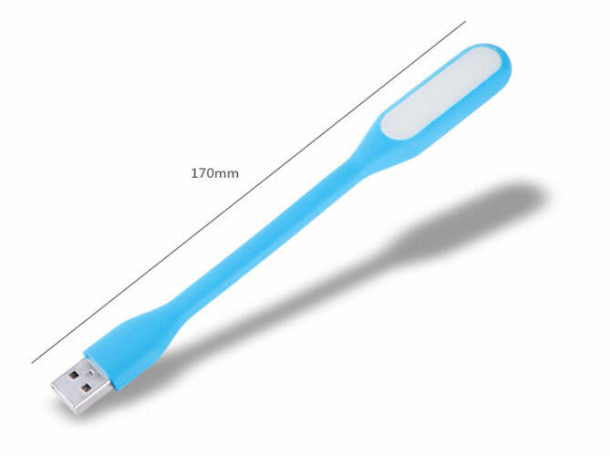 4 шт/лот. Гибкая USB лампа для подсветки клавиатуры