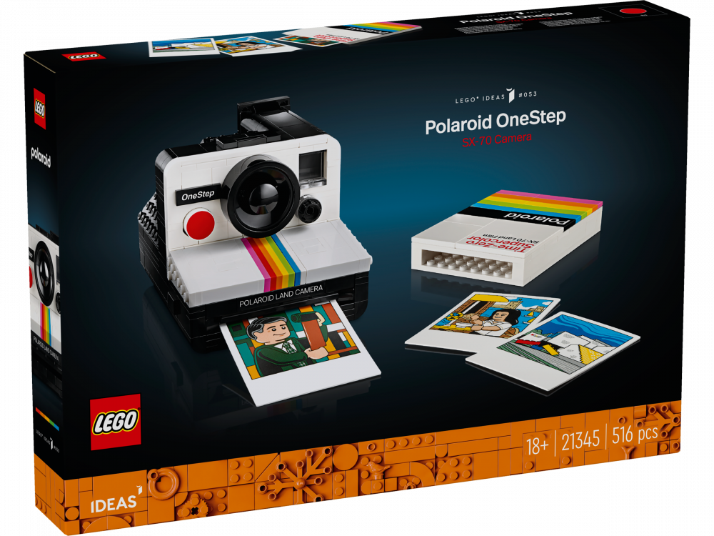 LEGO Ideas 21345 Фотоаппарат Полароид Polaroid OneStep SX-70 Camera