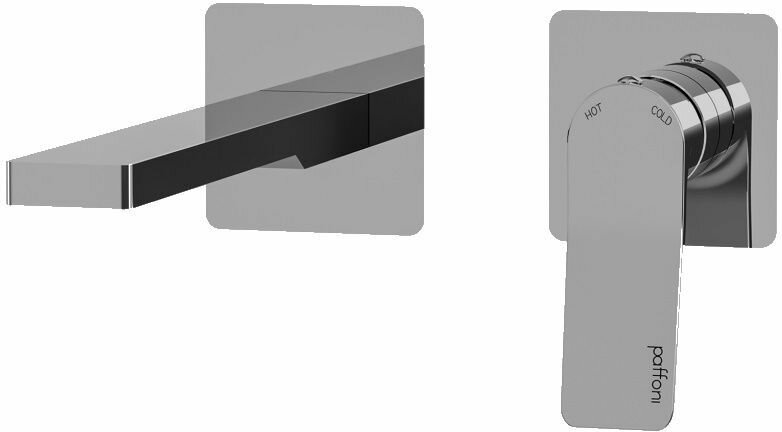Смеситель для раковины Paffoni Tilt TI105ST70 (с внутренней частью), латунь, управление рычажное