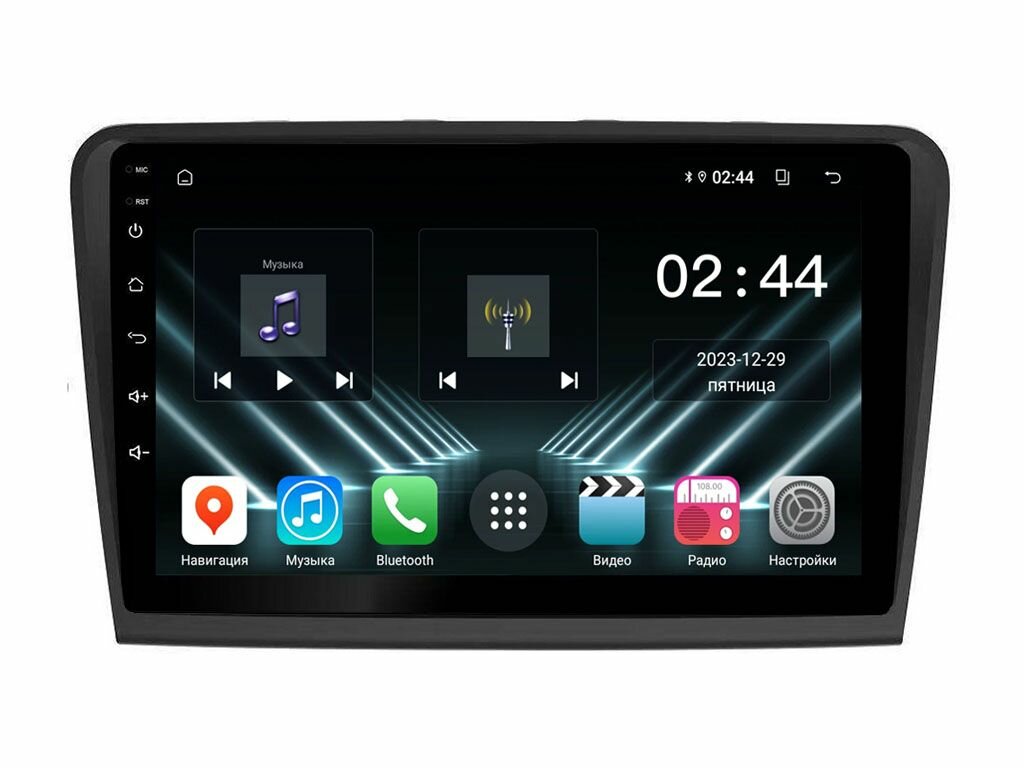Штатная магнитола Skoda Superb 2 2008-2015 UNISON 10T4 4Gb/64Gb IPS BT Wi-Fi CarPlay (306-10T4)