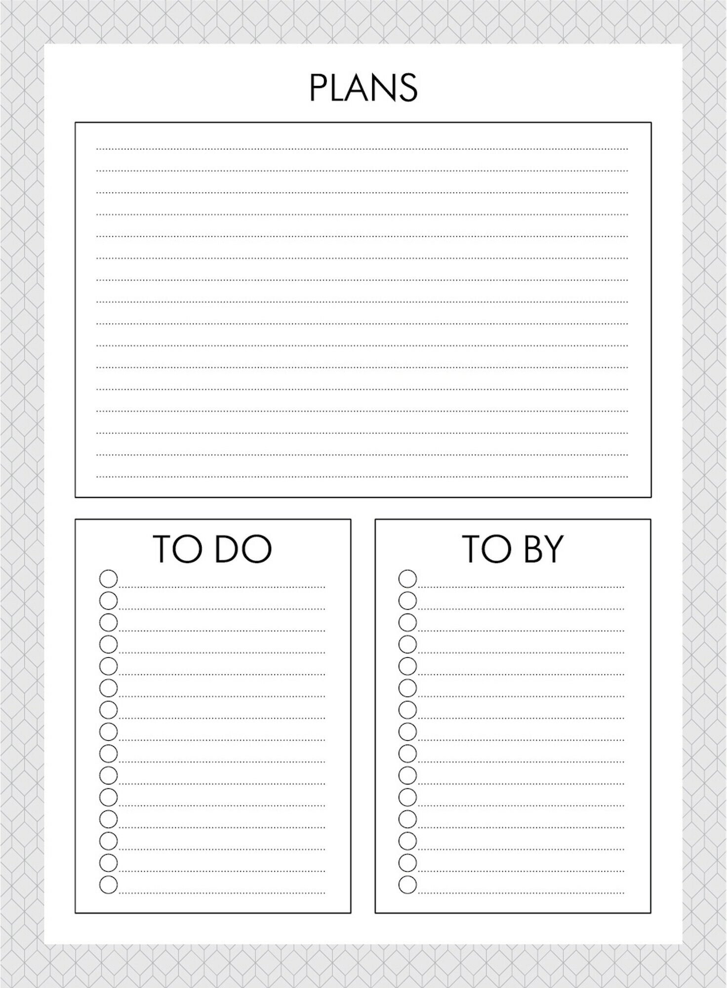 Планер настольный Check list 3, А5+, 55 листов, склейка