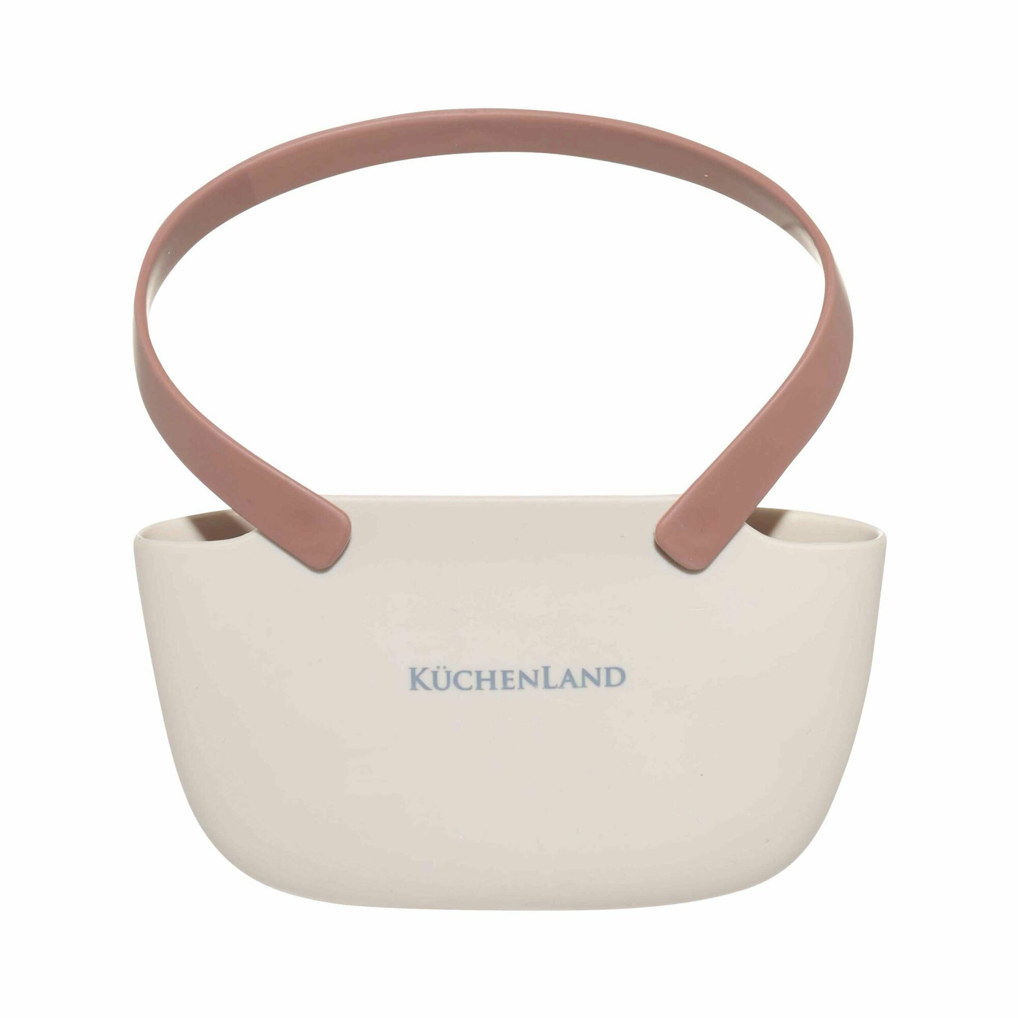 Держатель для кухонной губки, 13х8 см, подвесной, резина, бежевый, Vintage Kitchen, Kuchenland